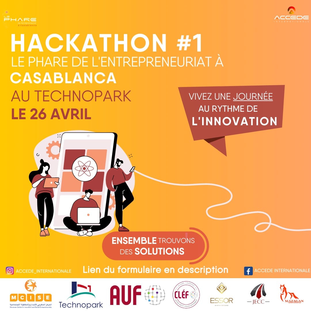 Soutien du Premier Hackathon lancé par le Phare de l’Entrepreneuriat à ...