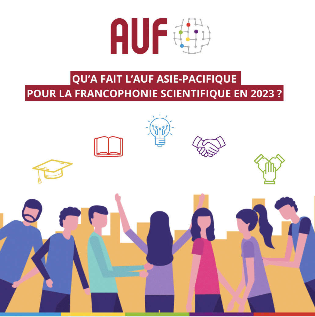 [INFOGRAPHIE] Qu’a fait l'AUF Asie-Pacifique en 2023 ? - AUF