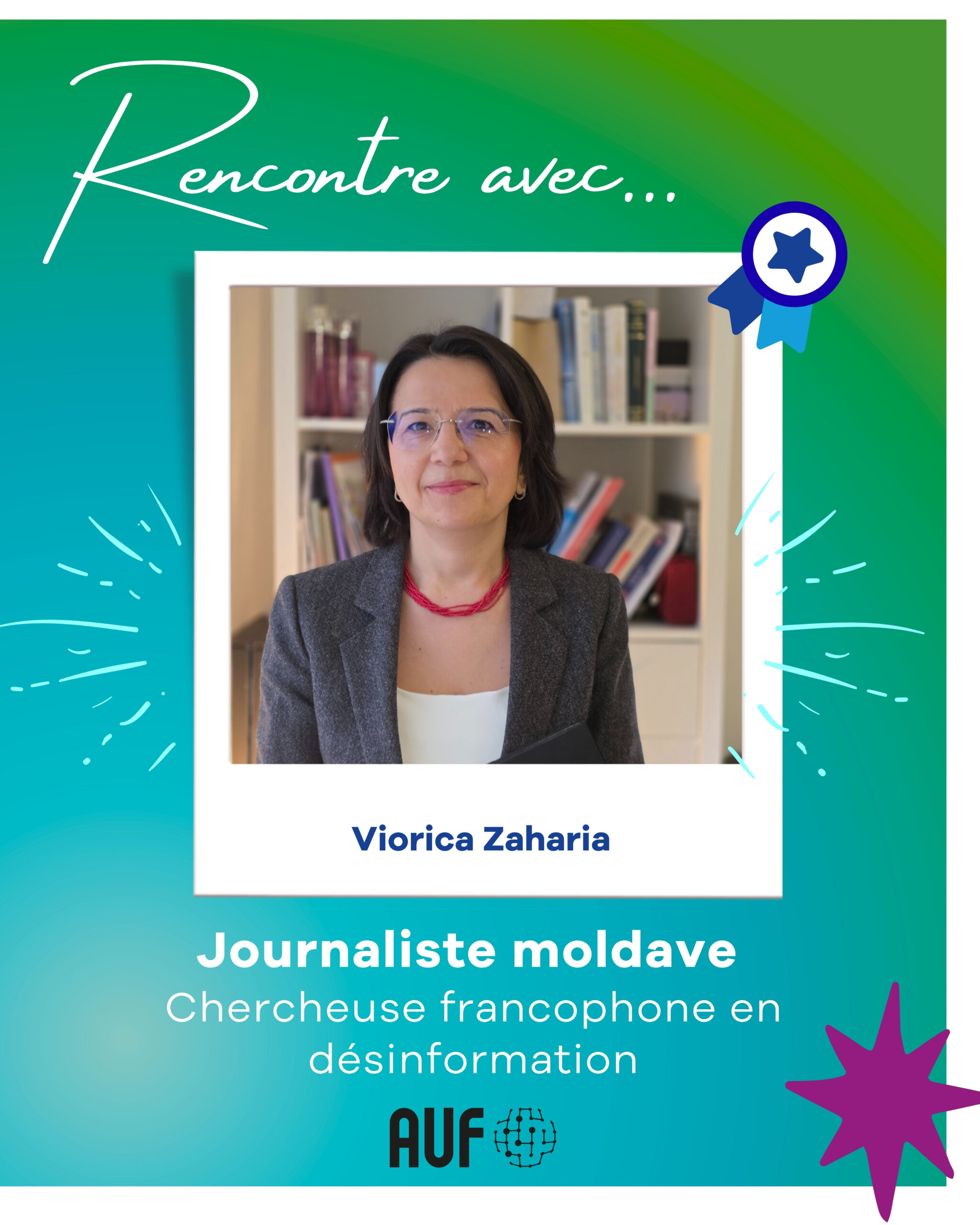À la une : Viorica Zaharia, entre journalisme et recherche - AUF